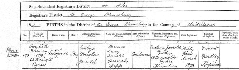 Laurence Jerrold (1872-1918) & Germaine LePrinceRinguet